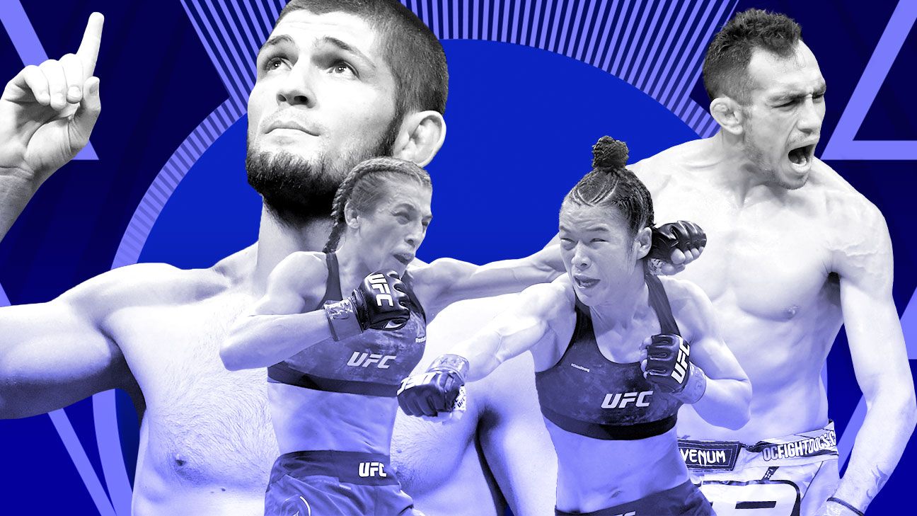 UFC stars come out on Saturday night: Zhang vs. Joanna, Tony and Khabib ...