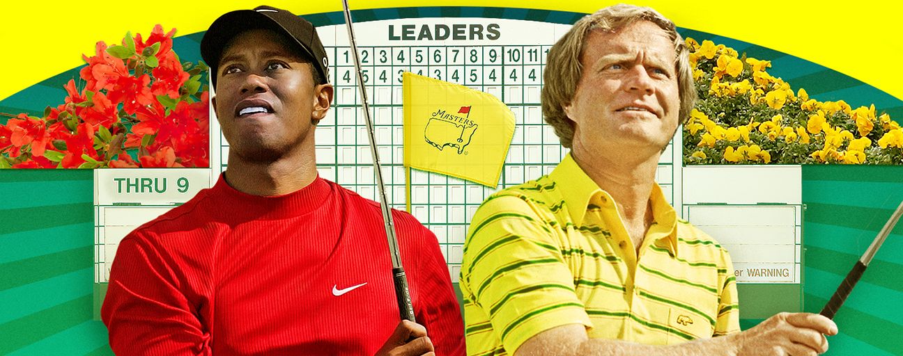 ¿Cómo sería un duelo entre Tiger Woods y Jack Nicklaus en el Masters ...