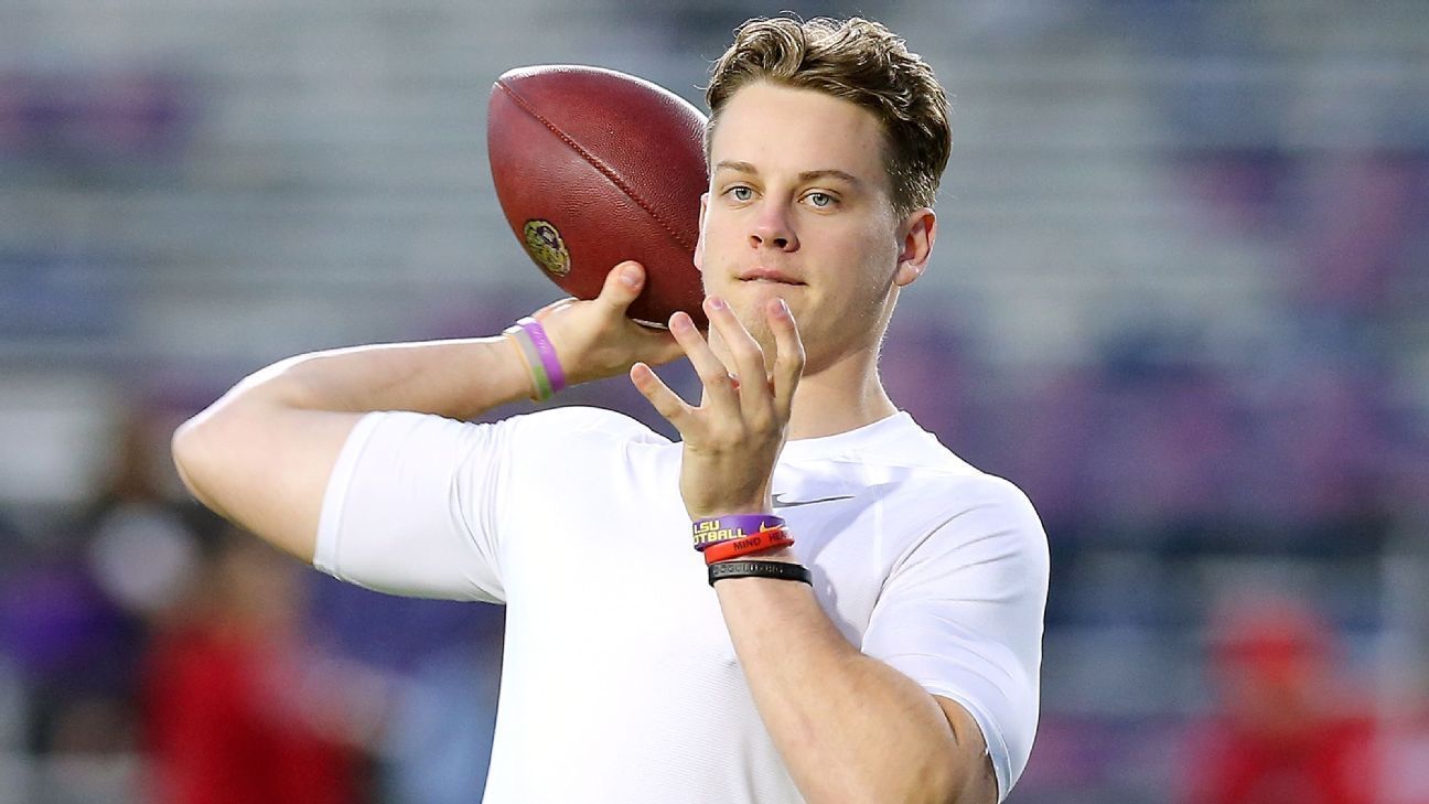 El viaje de Joe Burrow hacia la NFL comienza con un regreso a la ...