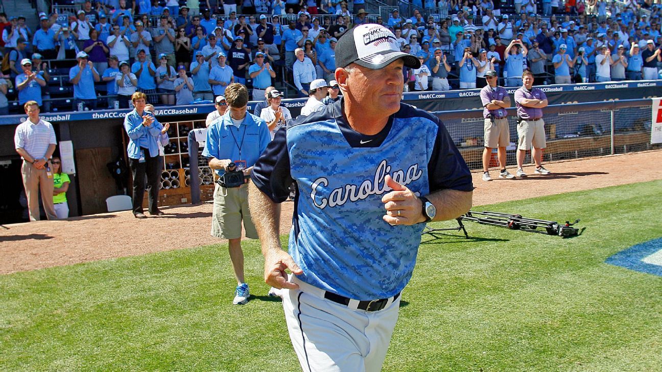 Mike Fox retires after 22 seasons as North Carolina baseball coach - ESPN