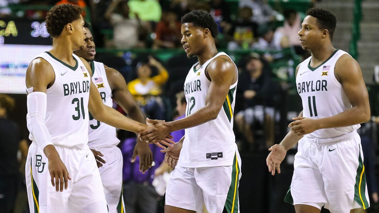 Baylor takes over No. 1 spot in college basketball's Way-Too-Early Top ...