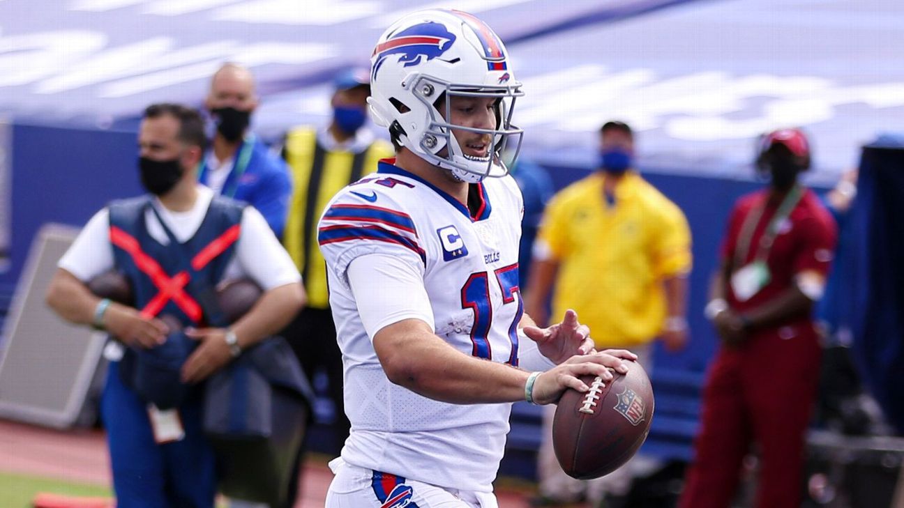 Improved offense has Josh Allen, Bills looking like contenders - ESPN ...