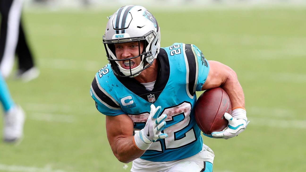 Christian McCaffrey será baja múltiples semanas con los Panthers - ESPN