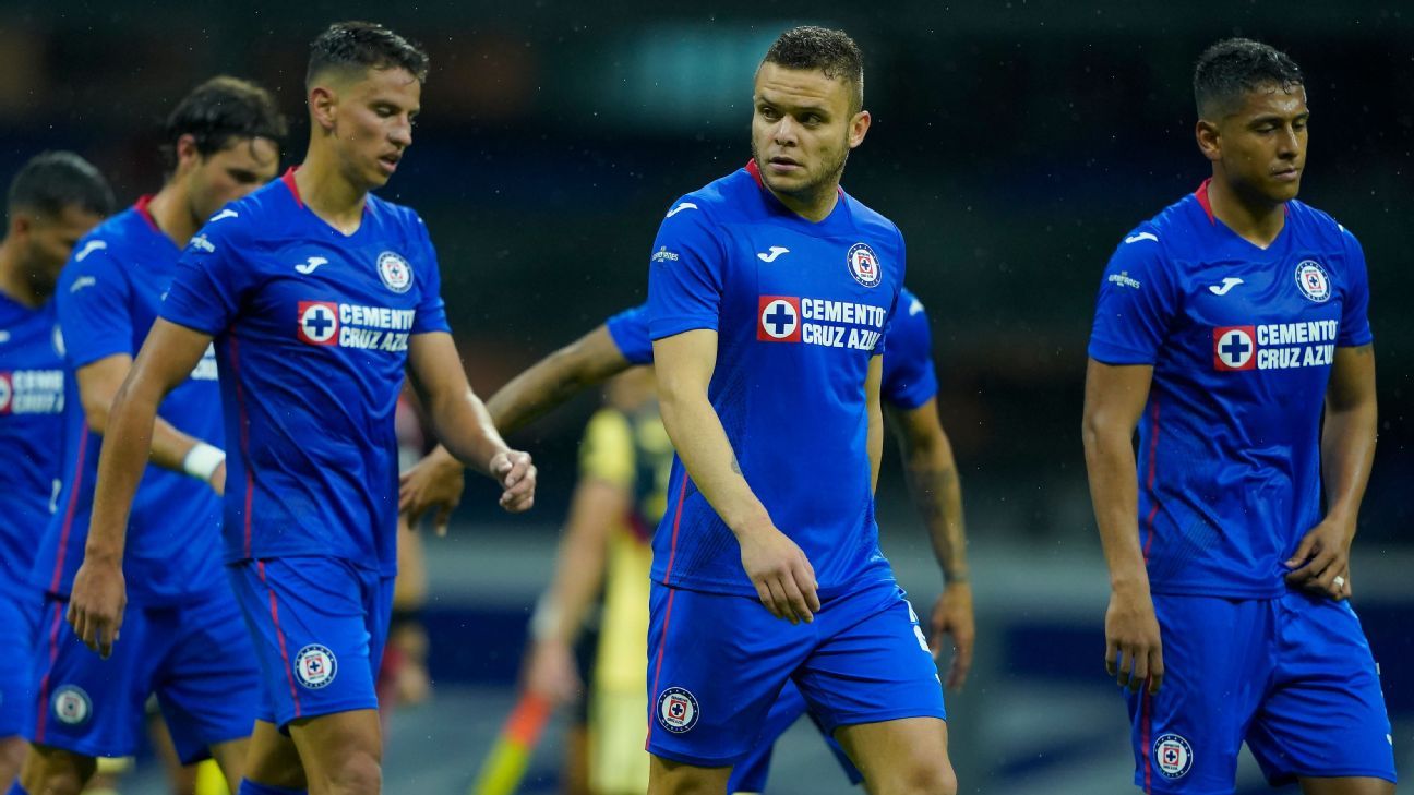 Las calificaciones de Cruz Azul frente al América - ESPN