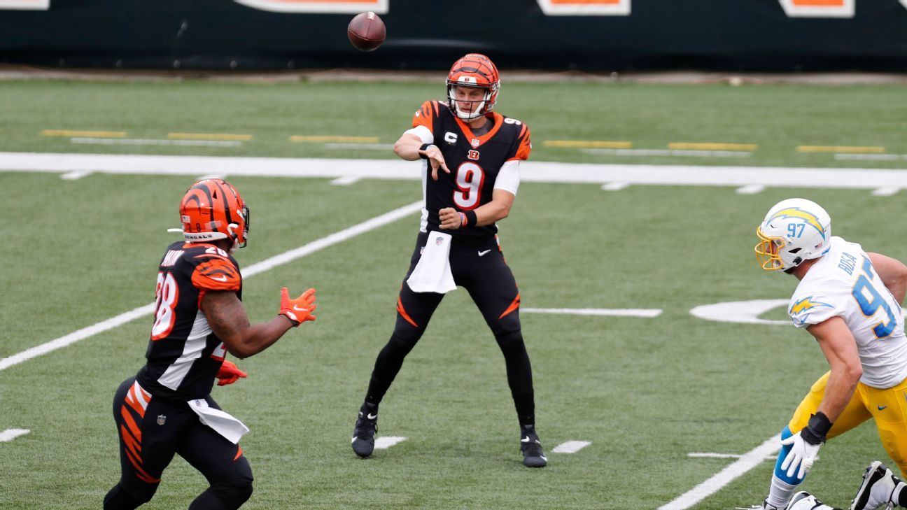 'Empty' feeling: How Bengals are using RBs differently to help Joe ...