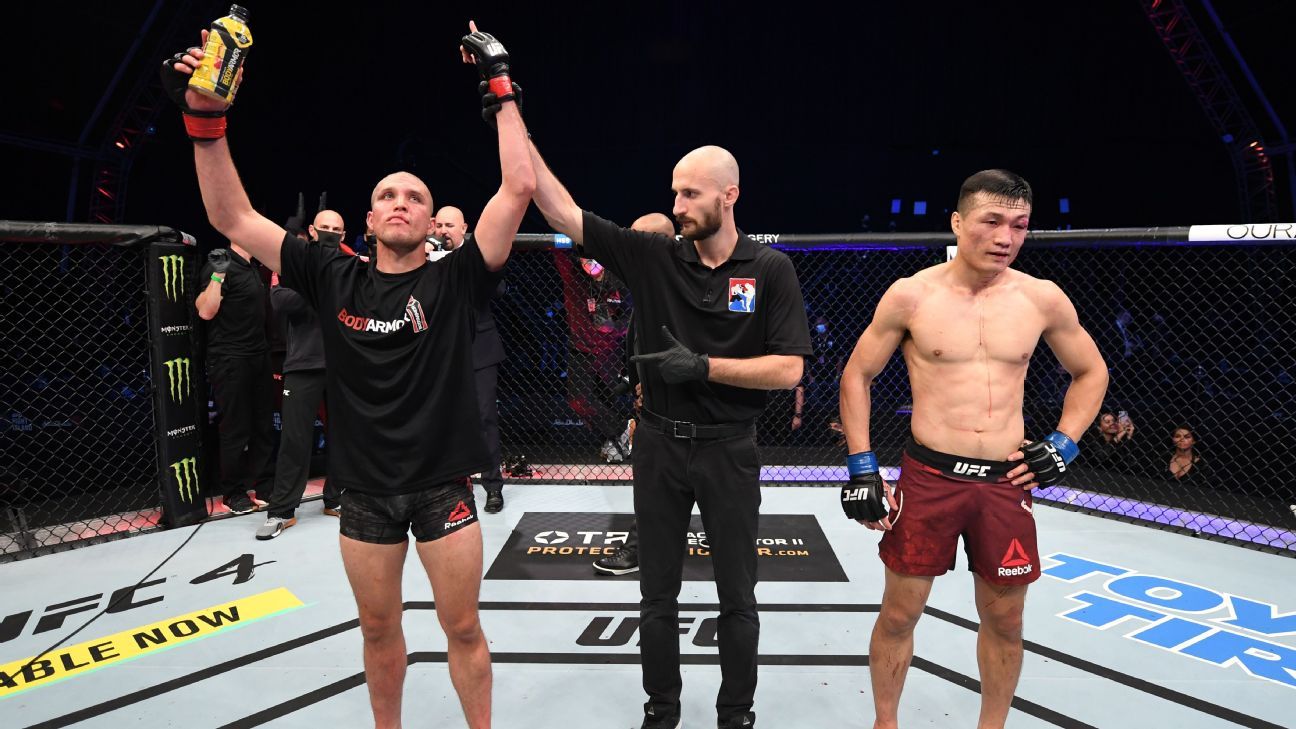 Brian Ortega dominó a Korean Zombie en UFC Fight Island - ESPN