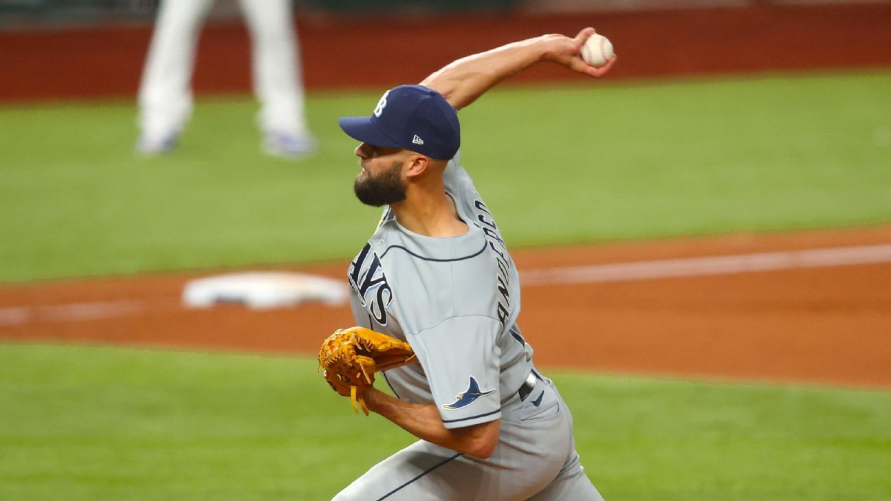 Braves sign former Rays right-hander Nick Anderson to 1-year deal - ESPN