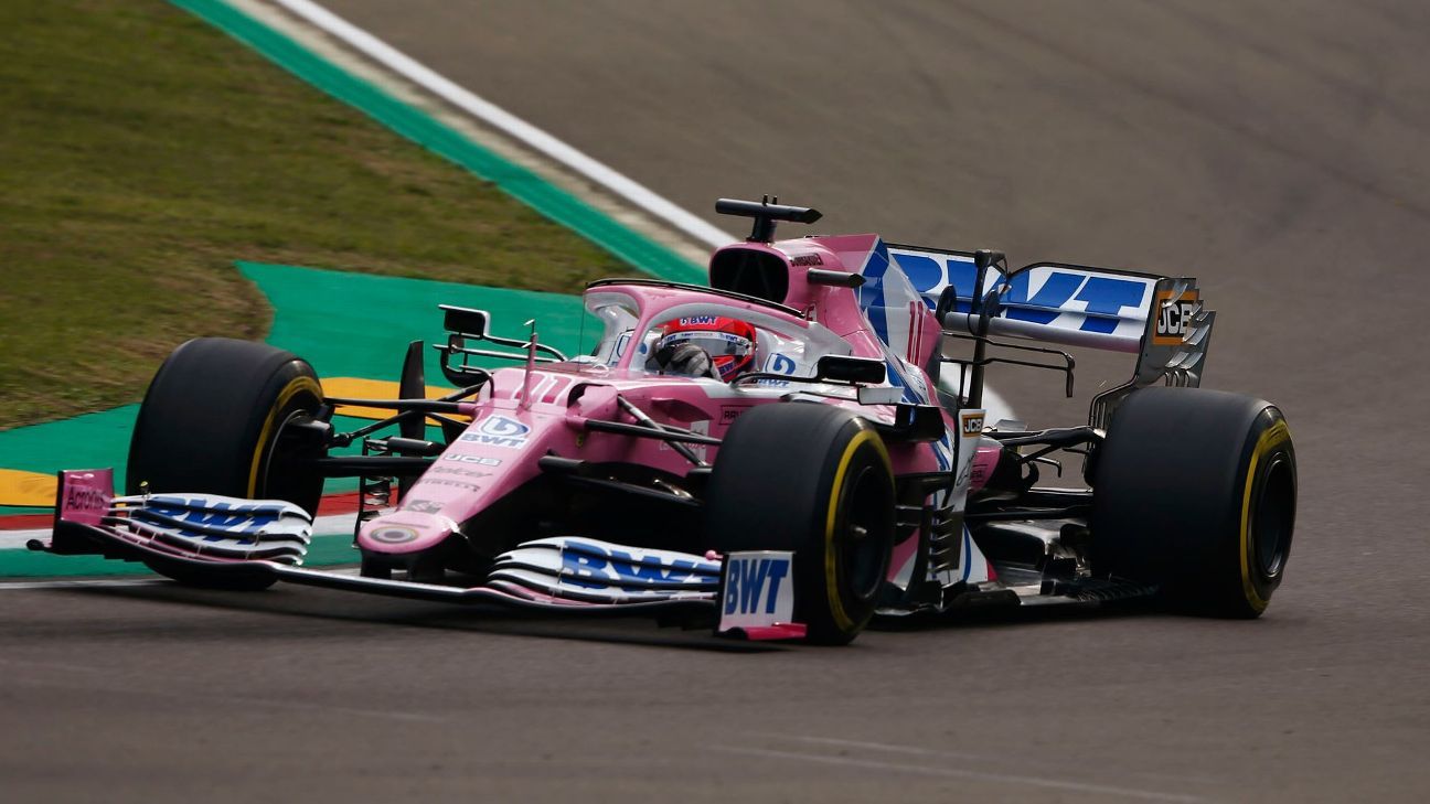 Controvertida decisión de Racing deja a Checo fuera del podio - ESPN