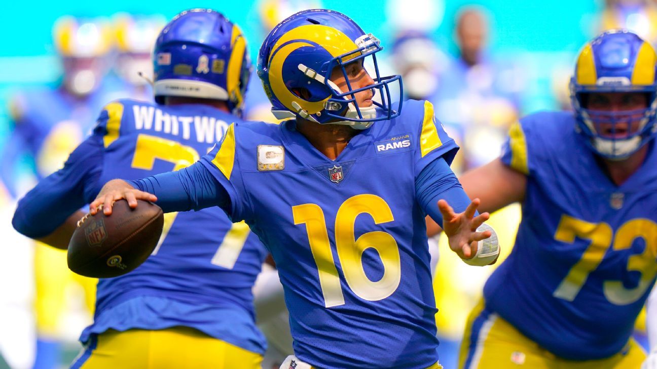 Jared Goff, Los Angeles Rams' offense shut down by Miami Dolphins ...