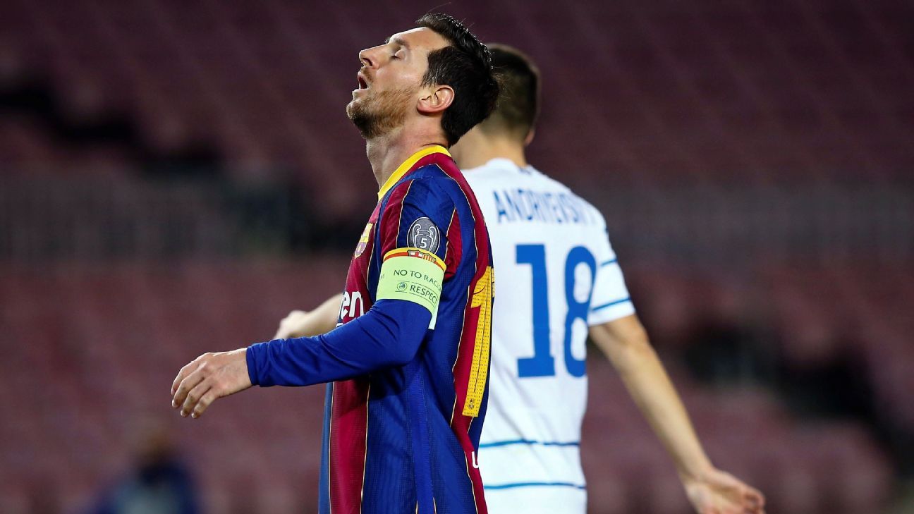 Barcelona sigue a la espera de su capitán Messi - ESPN