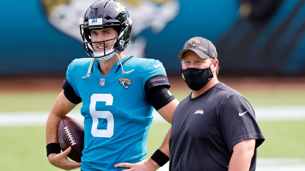 Jaguars' Jake Luton earns raves for poise, but now comes Lambeau leap ...