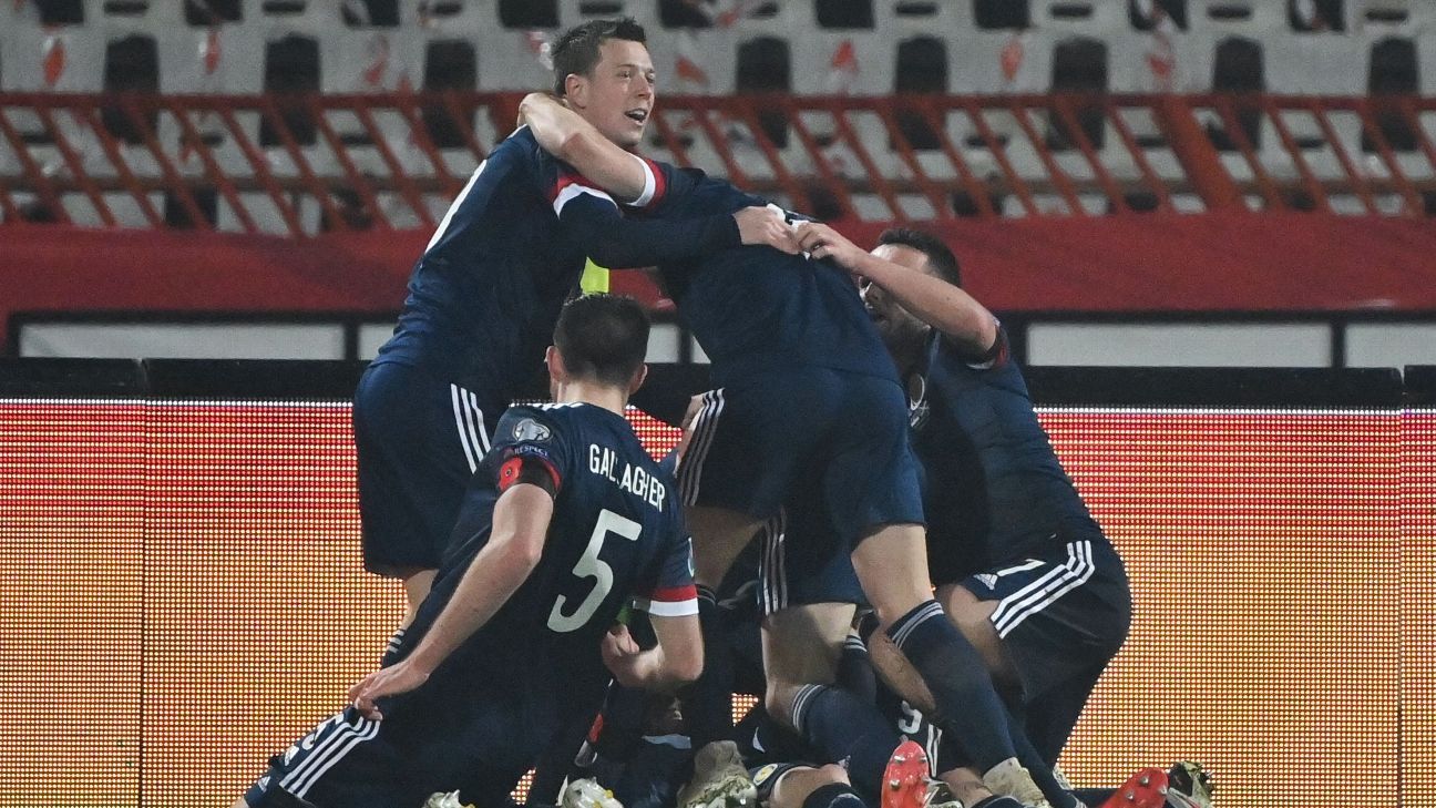 Serbia vs. Scotland - Football Match Report - November 12, 2020 - ESPN