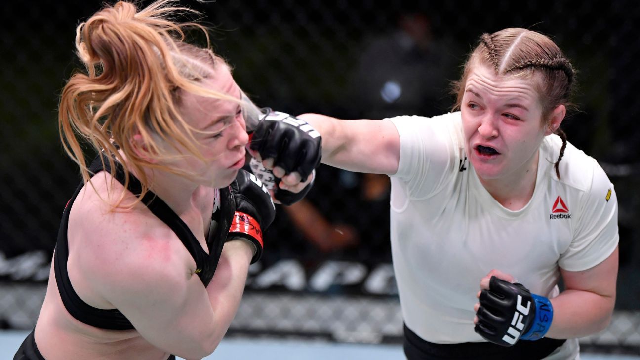 UFC Fight Night results: Cory McKenna stuns Kay Hansen; 30 seconds of ...