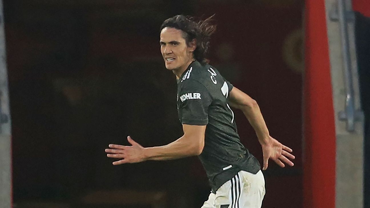 Super-sub Cavani 9/10 as Man United rally from two goals down at ...