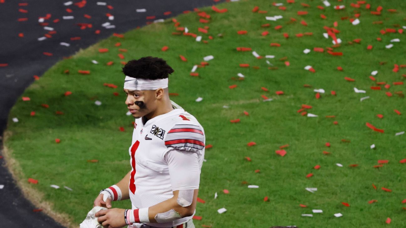 Ohio State QB Justin Fields says he was 'healthy enough' to play in ...