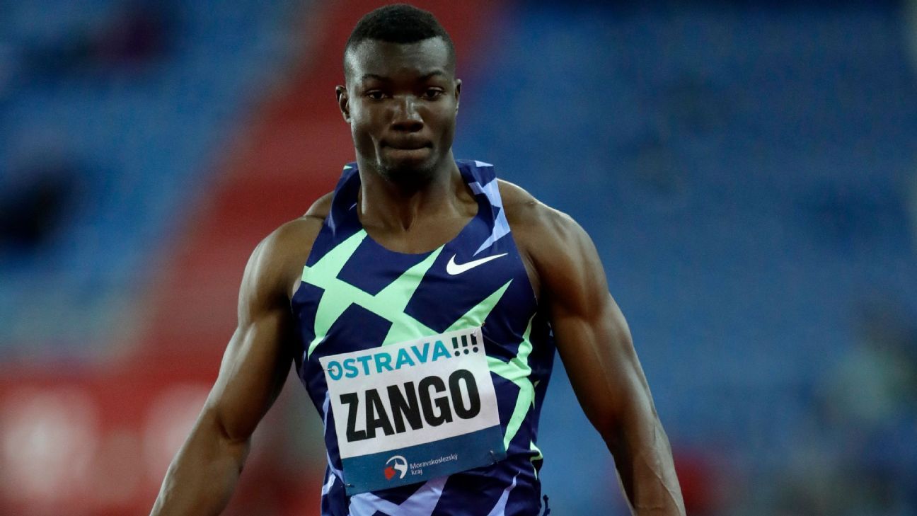Hugues Fabrice Zango breaks world indoor triple jump record - ESPN