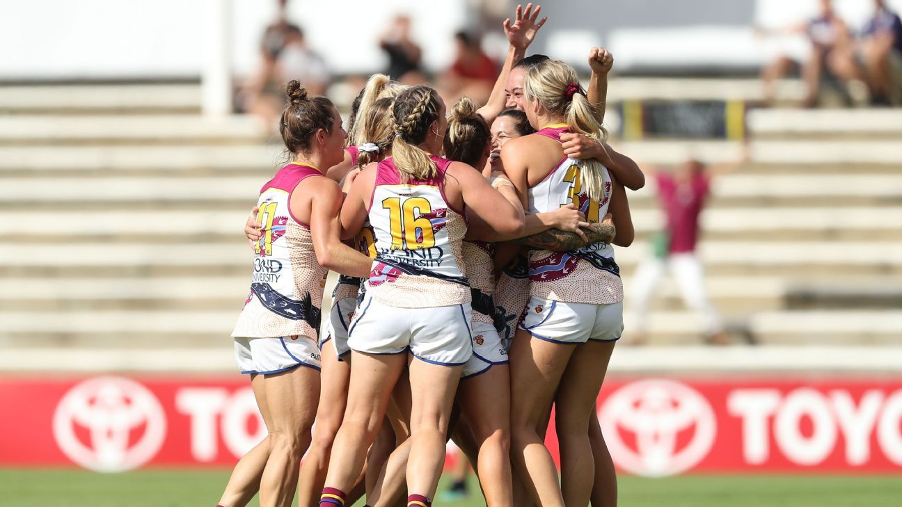 AFLW 10-year vision for women's football revealed - ESPN