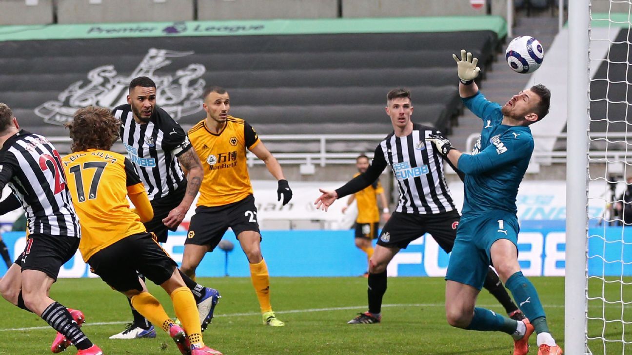 Newcastle United vs. Wolverhampton Wanderers - Football Match Report ...
