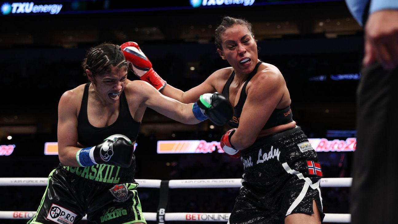 Jessica McCaskill does it again, beats Cecilia Braekhus in rematch to ...