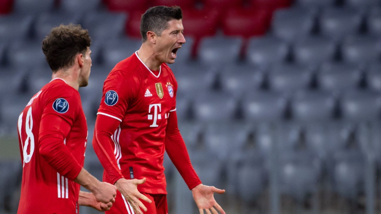 Robert Lewandowski llegó a 40 goles en todas las competencias - ESPN