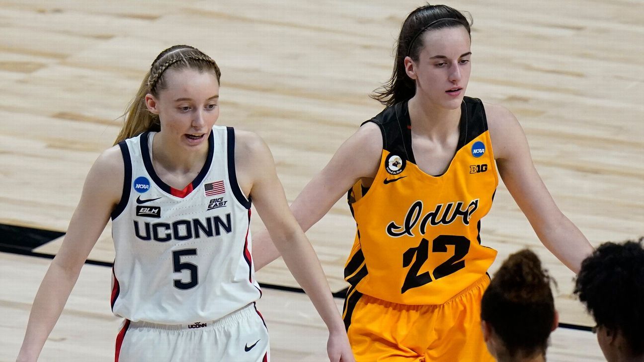 Caitlin Clark, Angel Reese, Paige Bueckers top Wooden Award list - ESPN