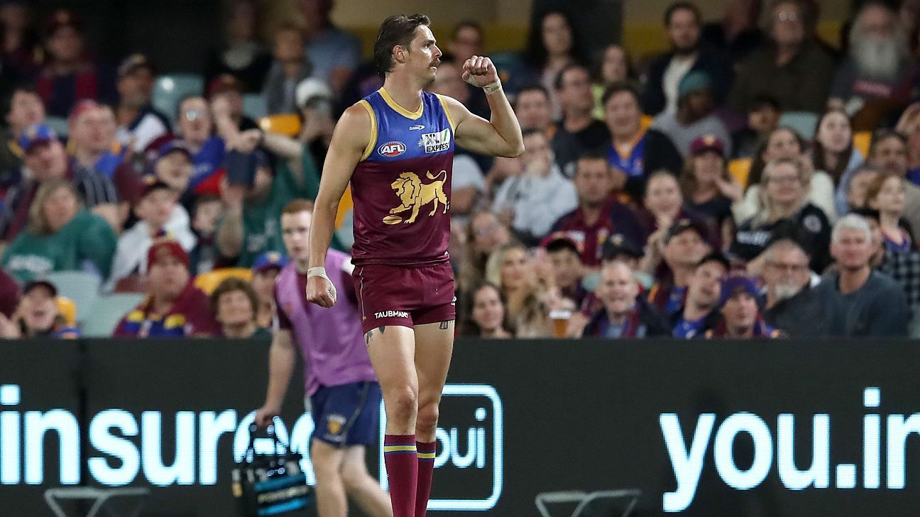 AFL Joe Daniher extends time at Brisbane Lions to 2025 - ESPN