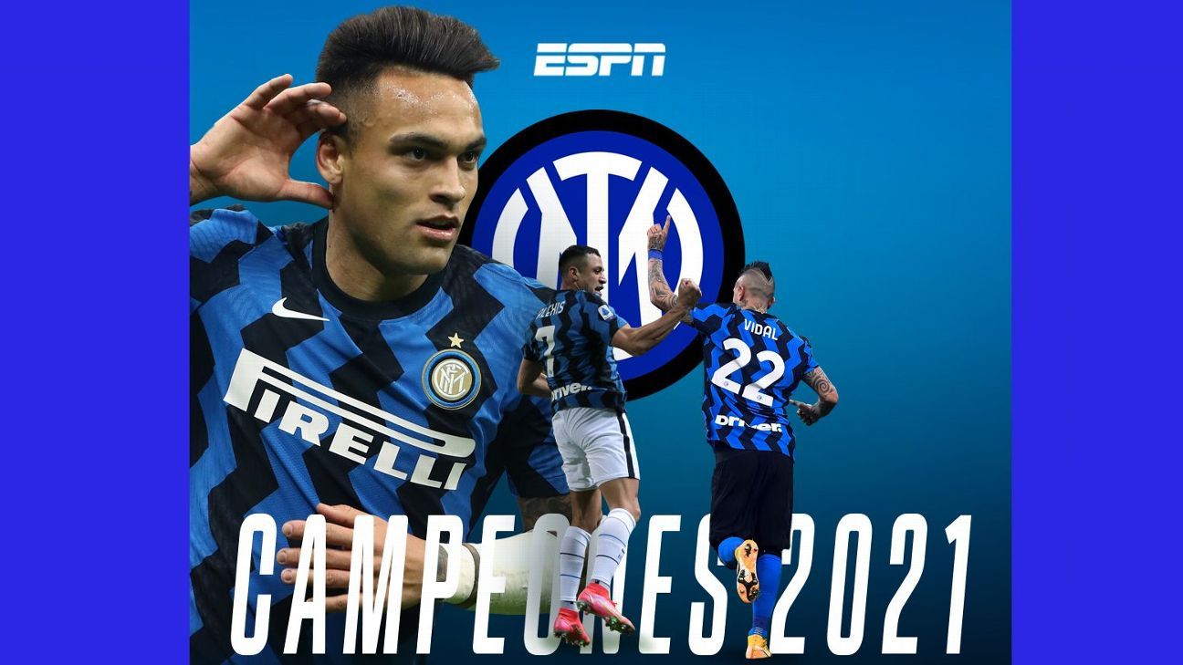 Inter se consagró campeón de Italia por 19na. vez en su historia - ESPN