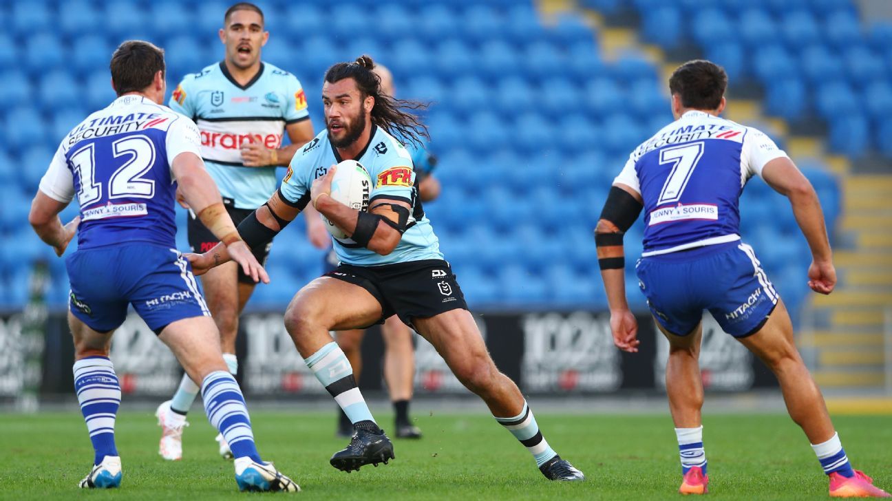NRL Round 19 Shaun Johnson injured as Cronulla Sharks beat Canterbury ...