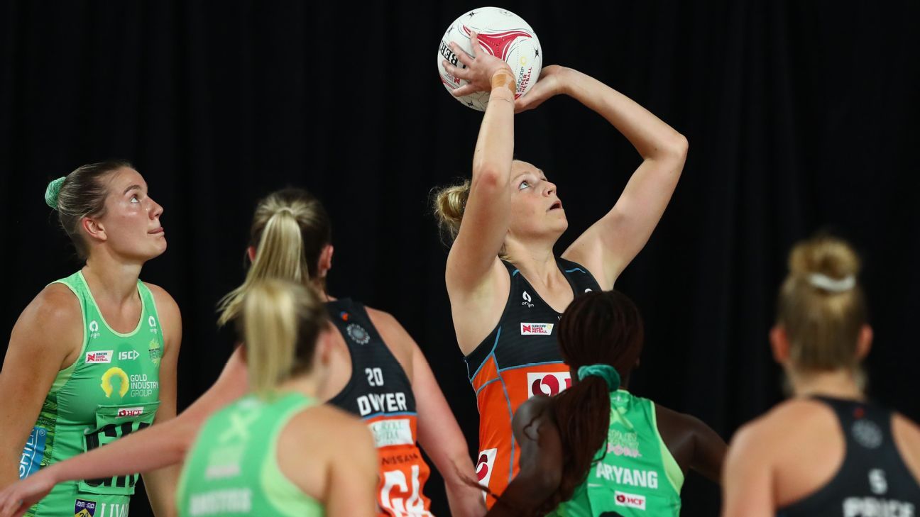 Giants down West Coast Fever to top Super Netball - ESPN