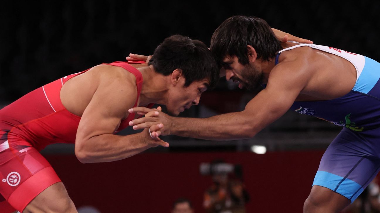 Bajrang Punia wins bronze as India equal best-ever tally at Olympics - ESPN