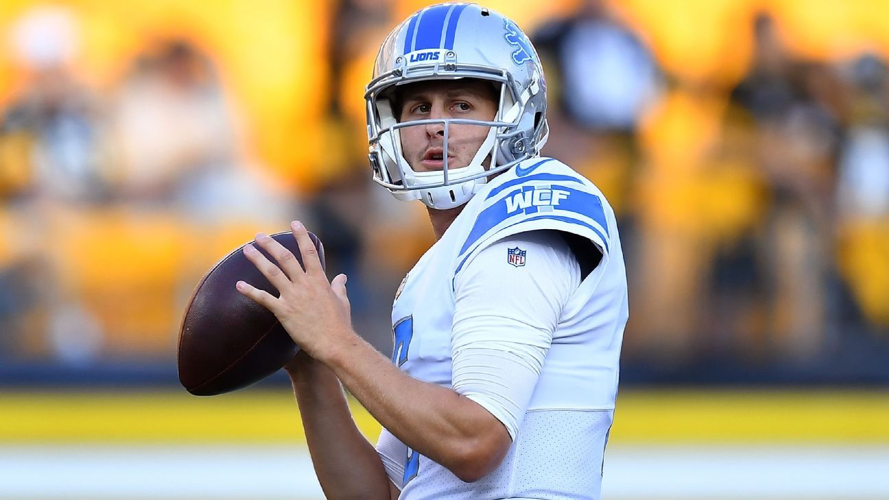 Detroit Lions' 53-man roster projection - Who will Jared Goff throw to ...