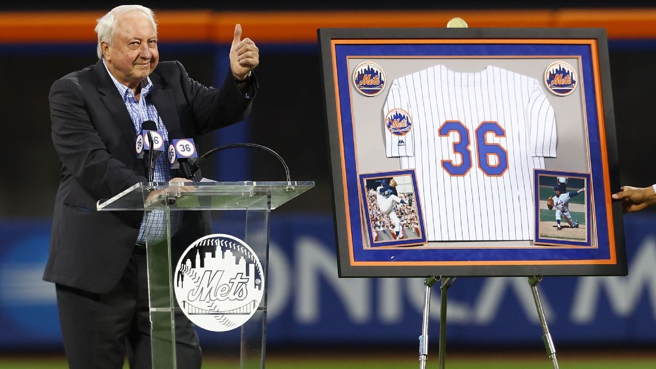 Y más de cinco décadas después, NY Mets retira el número 36 de Jerry ...