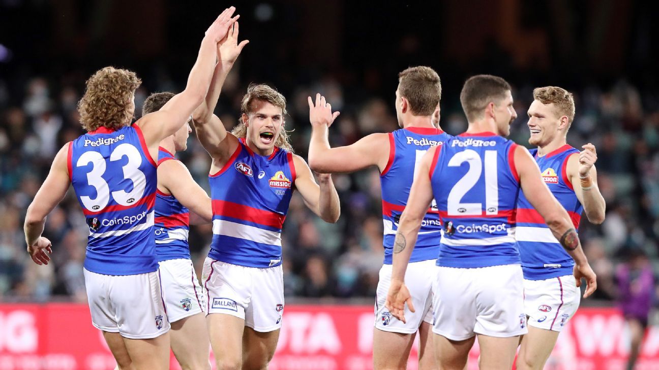 AFL Bailey Smith's new gear gives Western Bulldogs a lift - ESPN