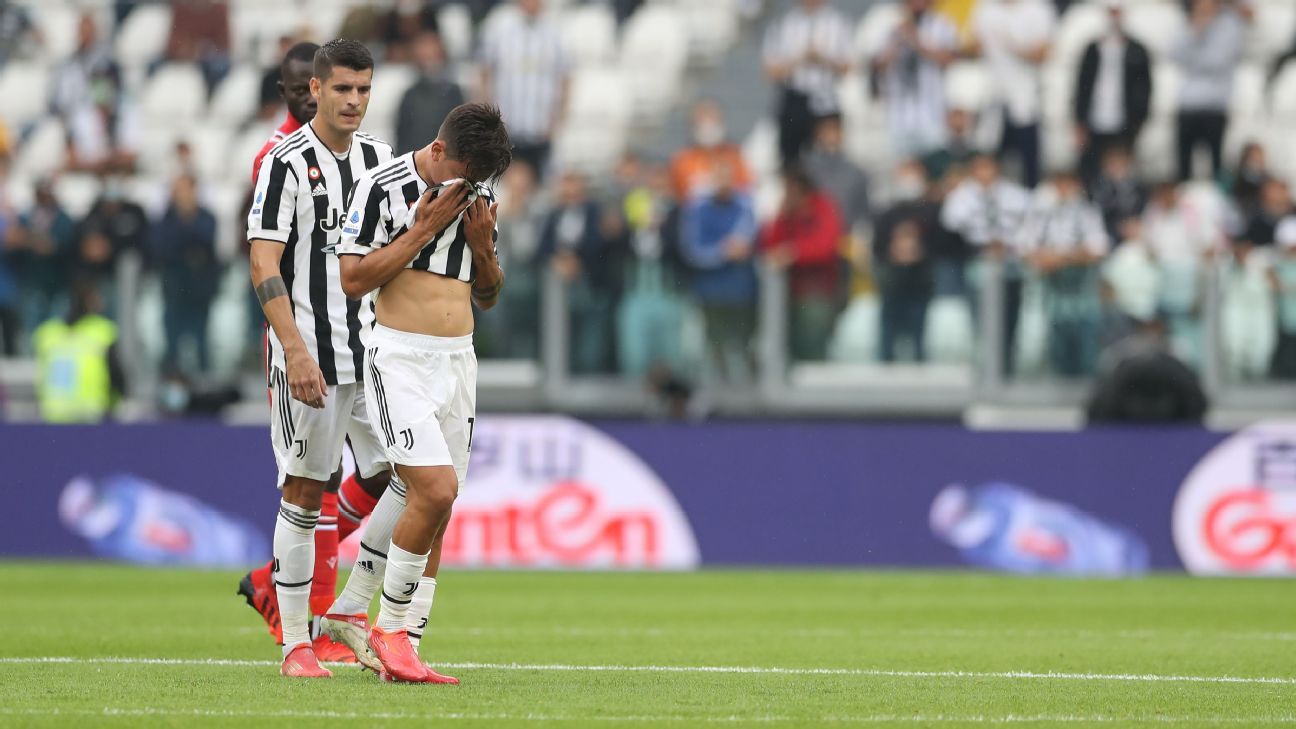 Dybala salió llorando de la cancha por una lesión muscular - ESPN