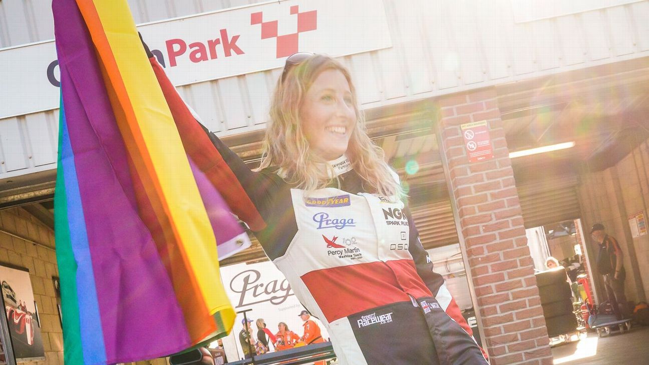 'It's tiring, living in denial': Racing driver Charlie Martin tells her ...