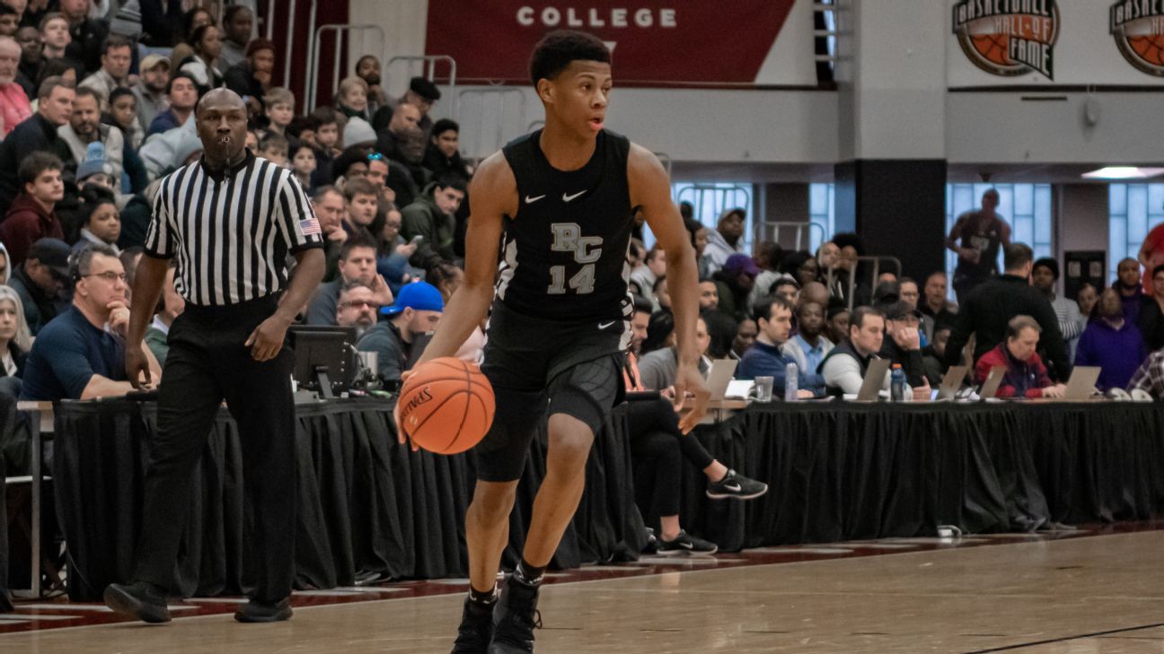 Five-star junior Simeon Wilcher commits to North Carolina - ESPN