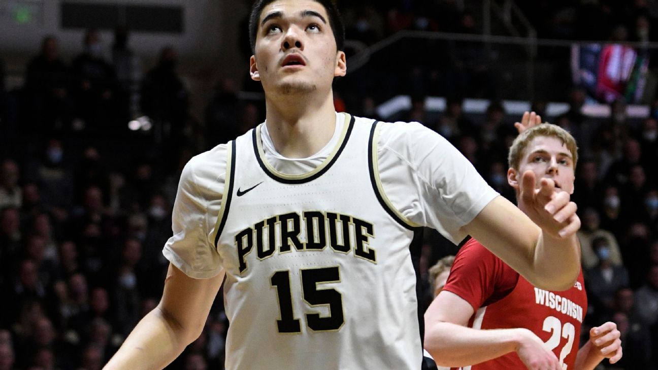 Purdue center Zach Edey among additions to Wooden Award watch list for ...