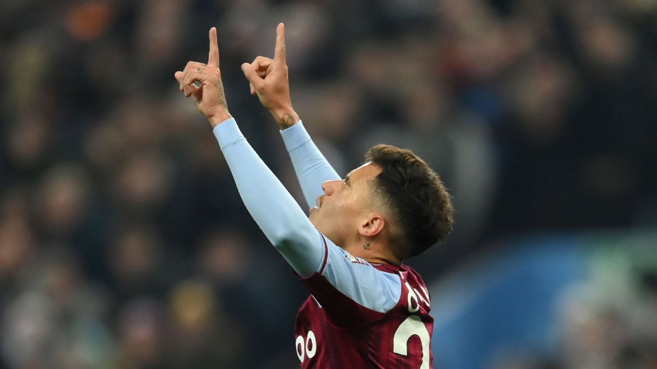 Premier League: Coutinho sai do banco, marca na estreia pelo Aston ...