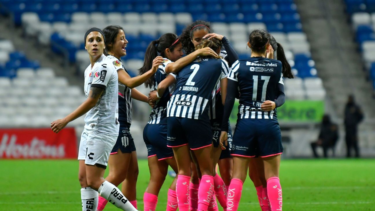 Las Rayadas mantienen el paso perfecto en la Liga MX Femenil - ESPN