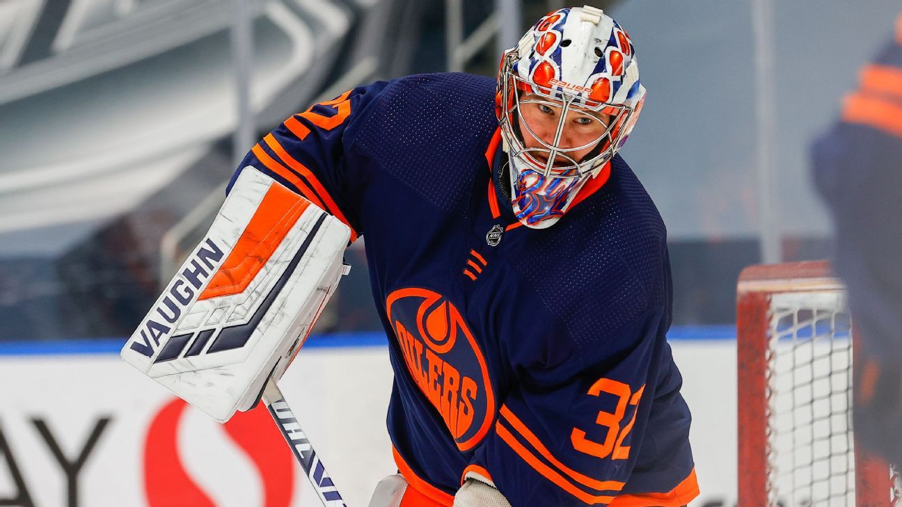San Jose Sharks acquire goalie Alex Stalock from Edmonton Oilers after ...