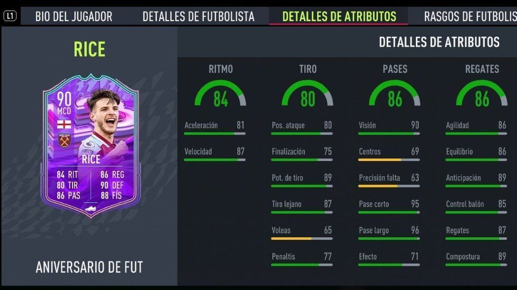 FIFA 22: ¿Vale la pena Declan Rice FUT Birthday? - ESPN