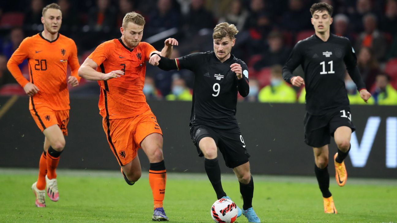 Netherlands vs. Germany - Football Match Summary - March 29, 2022 - ESPN