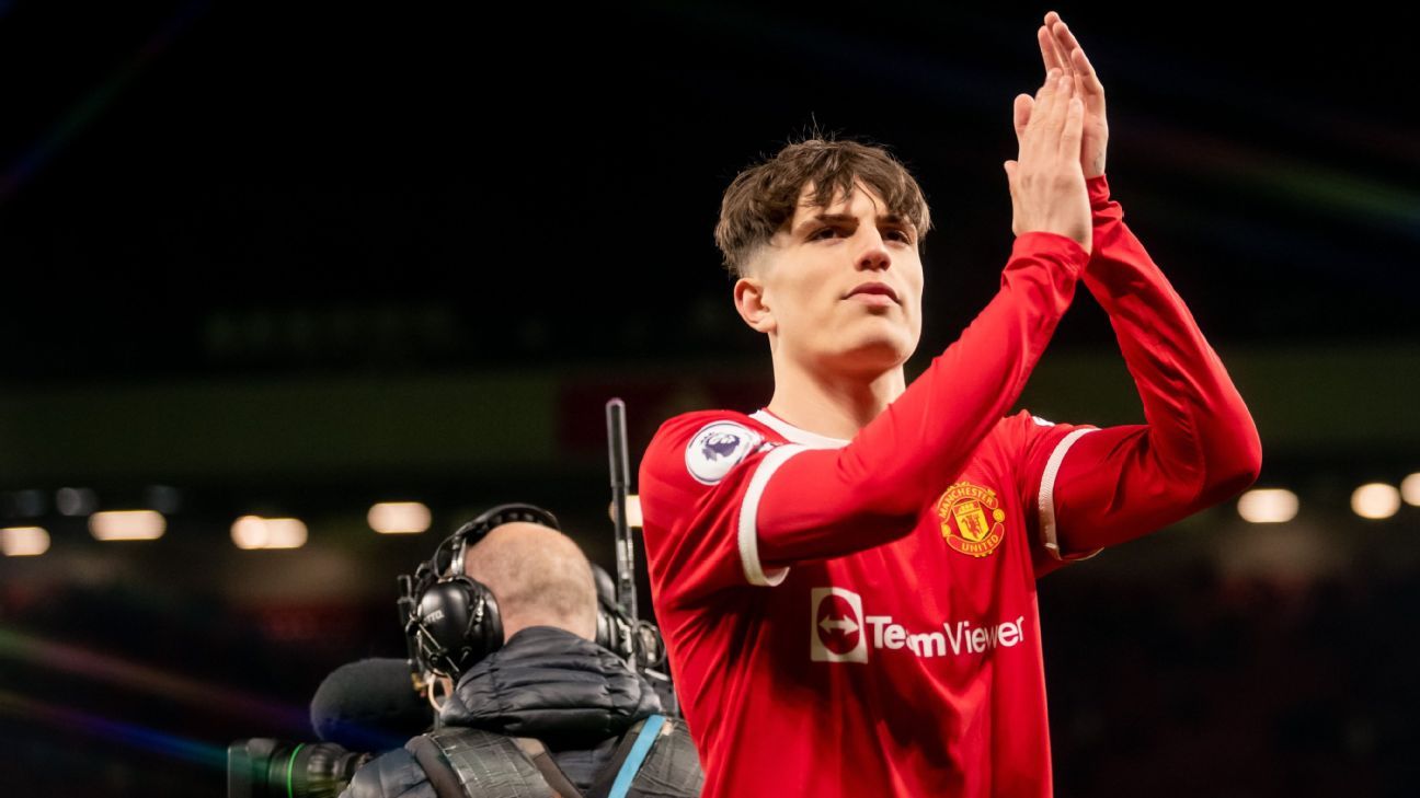 Alejandro Garnacho debutó con la camiseta de Manchester United en el ...