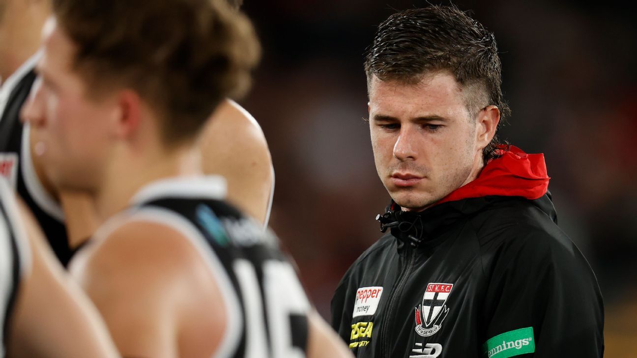 AFL Round 9 St Kilda Saints Jack Higgins suffers second concussion - ESPN