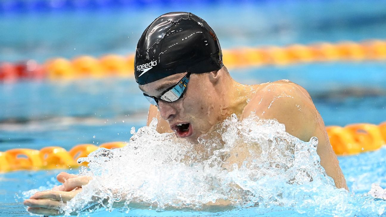Zac Stubblety-Cook sets world record in 200 breaststroke - ESPN