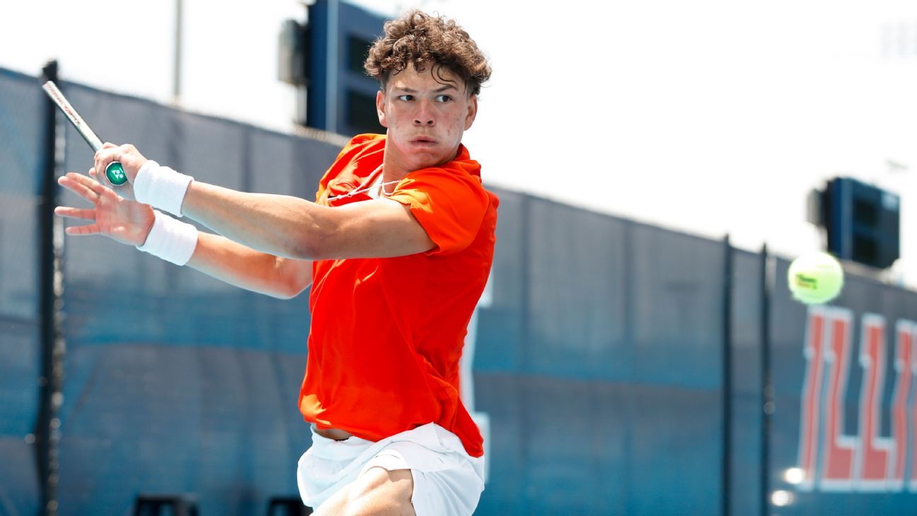 Florida's Ben Shelton, Texas' Peyton Stearns win NCAA tennis singles ...
