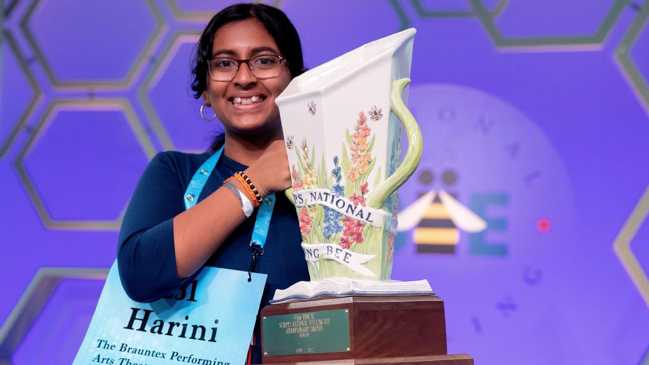 Texas teen Harini Logan wins Scripps National Spelling Bee in 1st-ever ...