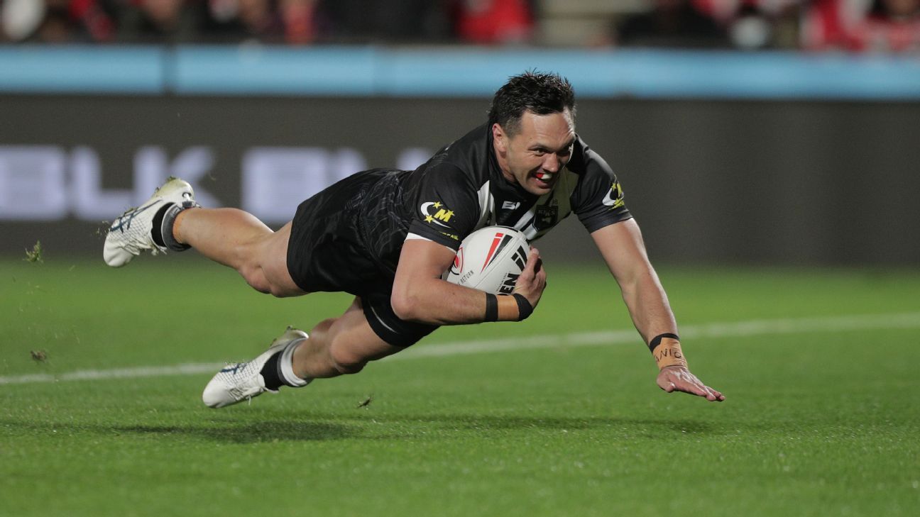 Kiwis dominate Tonga in big rugby league Test win - ESPN