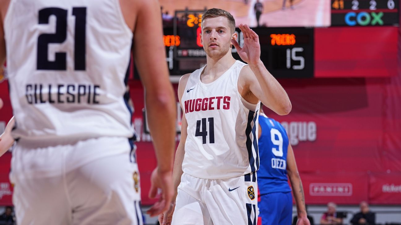 NBA Australian Jack White rides Summer League to two-way Denver Nuggets ...