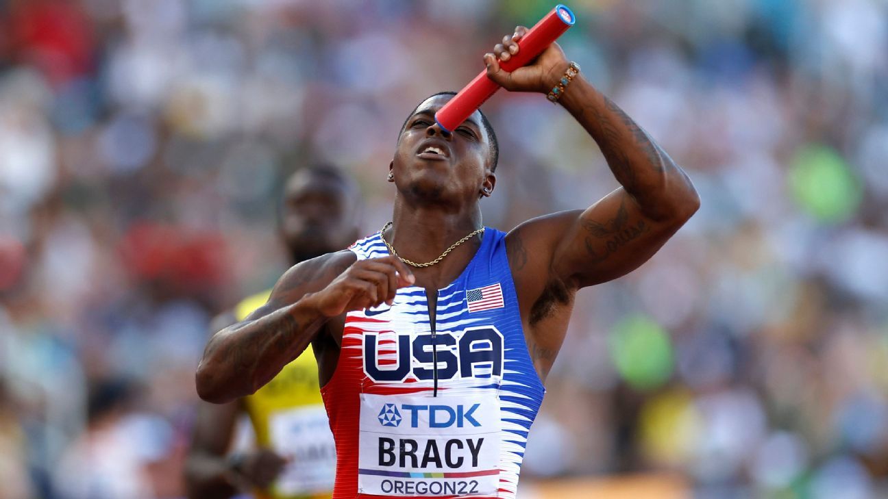 U.S. men and women cruise into 4x100 relay final at track world ...